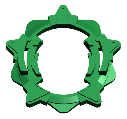 🧸 BEYBLADE SHADOW DRIGER | COMPLETE | PLASTIC GEN SERIES・ STL File for 3D printing・Cults