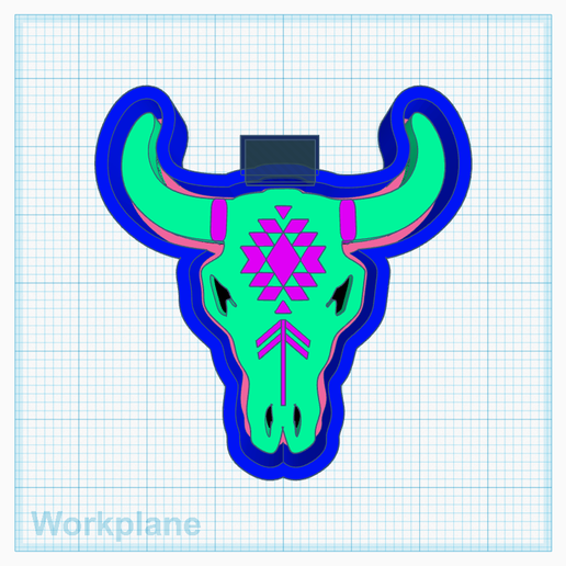🐂 Native Bull・ STL File for 3D printing・Cults