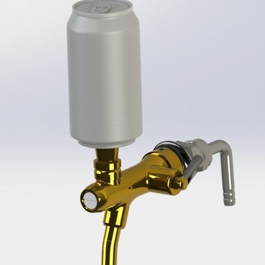 🍺 BEER TAP HANDLE CAN 330mL STD・ STL File for 3D printing・Cults