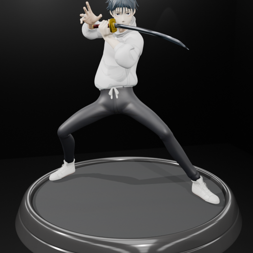 🧙 Yuta Okkotsu (Jujutsu Kaisen 0) 3D Printable STL with Base・ STL File ...