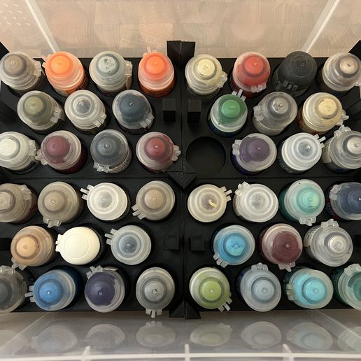🎨 Paint Storage System for Really Useful Boxes・ 3D File for ・Cults