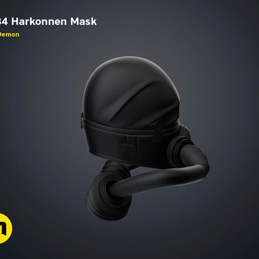 🎬 Dune 1984 Harkonnen Mask・ 3D File for ・Cults