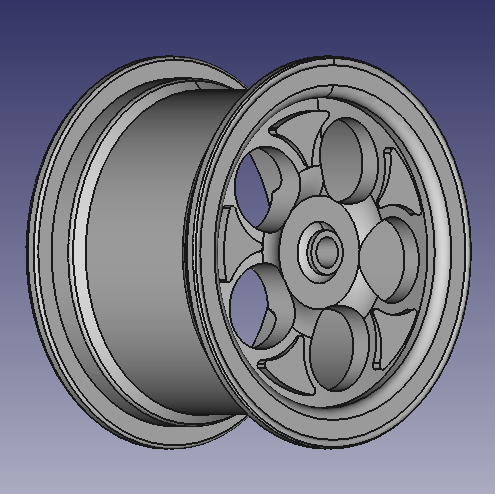 STL file WHEEL RIM RC SPORTCAR CUSTOM DESIGN 🛞 ・3D printing model to ...