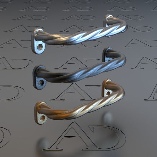 STL file Decorative handle - DIY - Poignée décorative 🚪 ・Design to ...