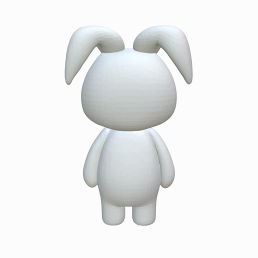 STL file rabbit with big ears 🐇 ・Design to download and 3D print・Cults