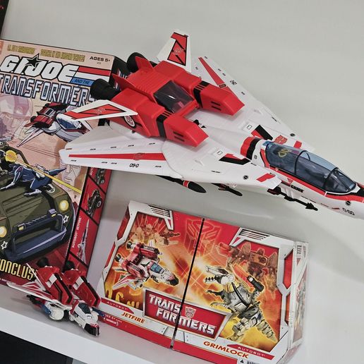 ️ SDDC 2013 GI Joe Skystriker/Jetfire wall mount・ STL File for ・Cults