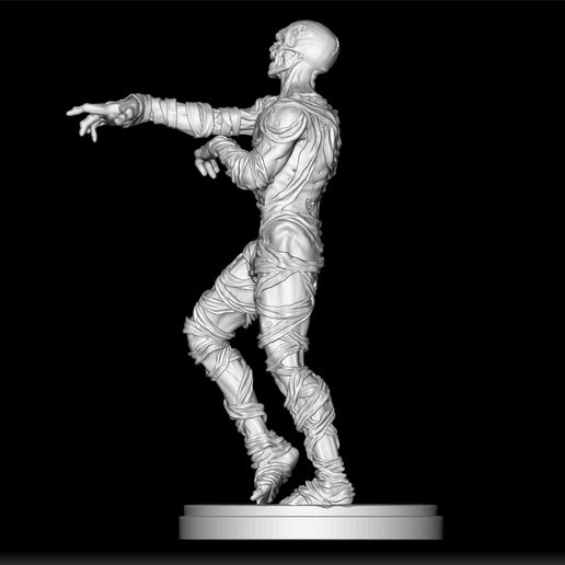 👻 Mummy - 3D Print Mummy - Egyptian Mummy Sculpture - Mummy Figurine ...