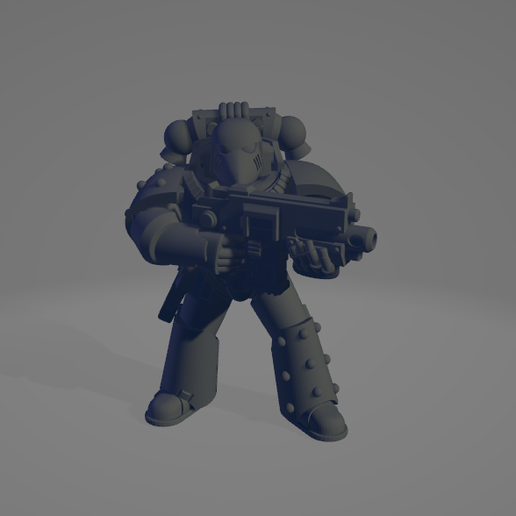 🛰 Mark 6 Space Marine Tactical Squad for Horus Heresy・Free STL File for ...