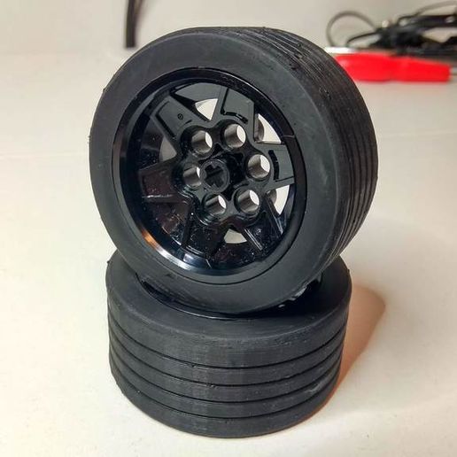 💾 Lego custom tire (disk size 43x26mm)・Free STL File for ・Cults