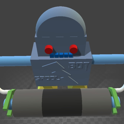 Free 3D file Robot Spool Holder 🤖 ・3D printing model to download・Cults