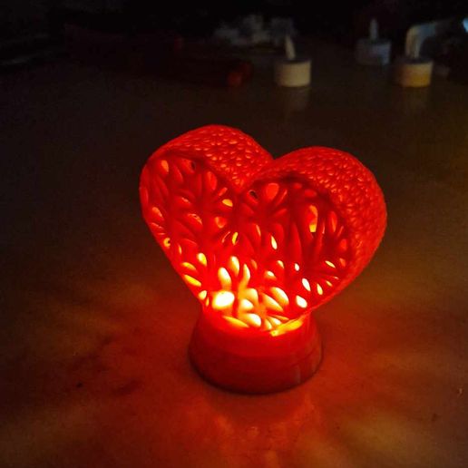 STL file Heart led light 💜 (3MF)・3D printing idea to download・Cults