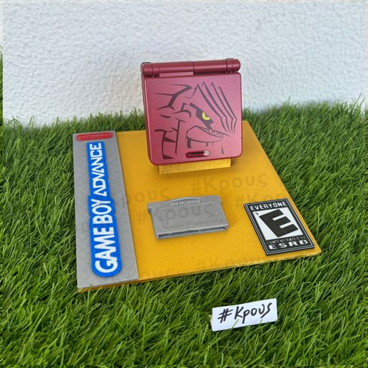 🎮 Gameboy Advance SP Premium Stand・ 3D File for 3D printing・Cults