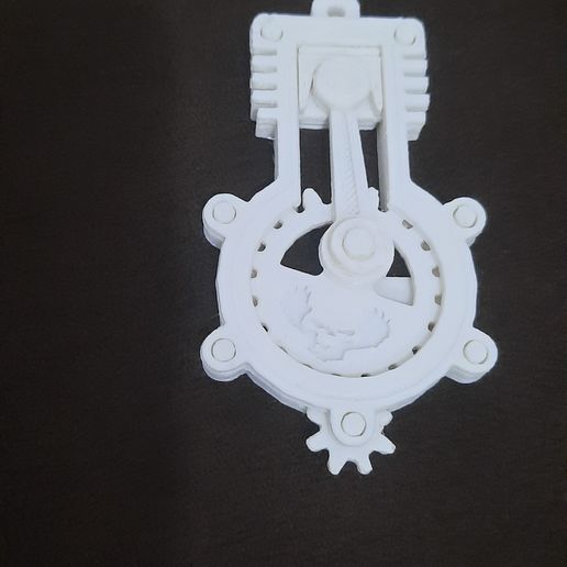 STL file motorcycle engine keychain 🏍️ ・3D print object to download・Cults