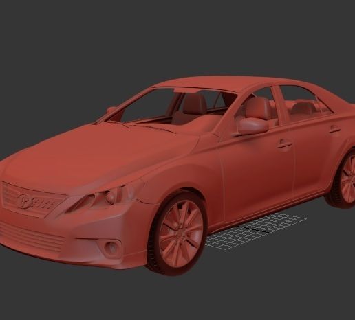 🚗 Toyota Mark X 2013・ STL File for 3D printing・Cults