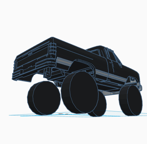 🚁 SCX24 1974 Dodge Fleetside・ STL File for 3D printing・Cults