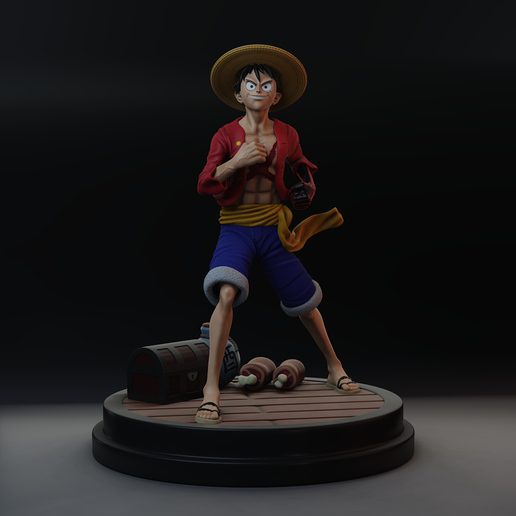Archivo STL Luffy 💬 (OBJ)・Diseño para descargar y imprimir en 3D・Cults