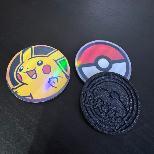 Archivo STL Pokemon TCG Coin 🐉 (3MF)・Design para impresora 3D para ...