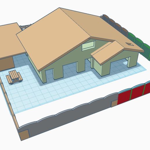 🏠 DUDE house 1:100, 1:64・Free 3MF File for 3D printing・Cults