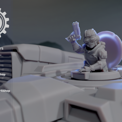 STL file ...:: Anglefish MBT ::... 🔫 ・3D printing template to download ...