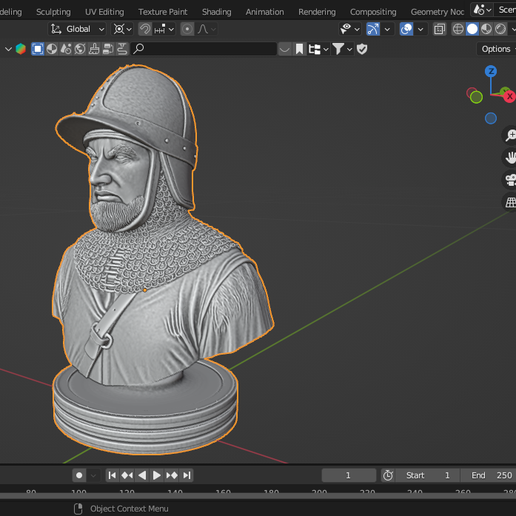 🫡 Medieval French Soldier Pawn Chess Piece・ STL File for 3D printing・Cults