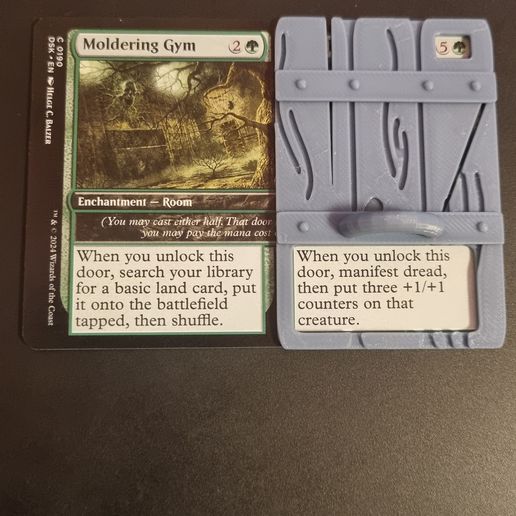 🚪 Door Token MTG・ STL File for 3D printing・Cults