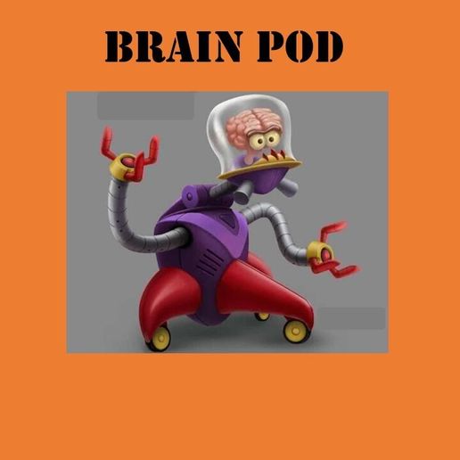 🧠 Brain Pod・ STL File for 3D printing・Cults