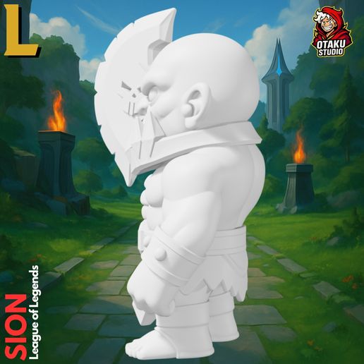 🎨 Chibi Sion - League of Legends Fan Art 3D Model・ STL File for 3D ...