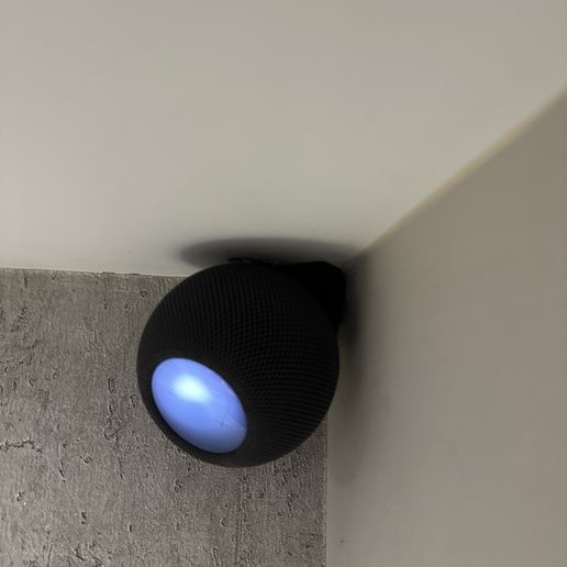 STL file Apple Home Pod Mini Speaker Corner Mount 🍎 ・3D printable model ...