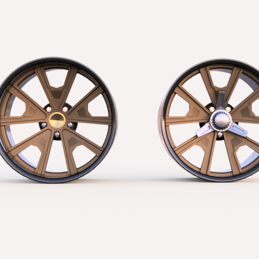 🛞 GRUDGE WHEEL FOR 1/24 - 1/25 MODEL KIT.・ STL File for 3D printing・Cults