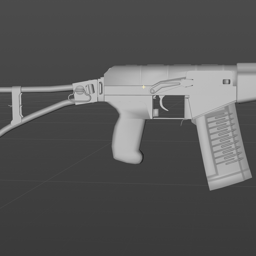 🗺️ Soviet AS Val rifle-1 3D model material・ OBJ File for 3D printing・Cults