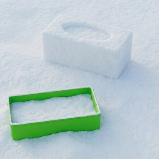 🌨️ Snow Brick Mold | Igloo & Sandcastle Builder・ STL File for 3D ...