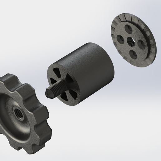 🪢 Respooler bambulab filament addon・Free STL File for ・Cults