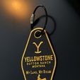 STL file Yellowstone Dutton Ranch Keychain 🗝️・3D print object to ...