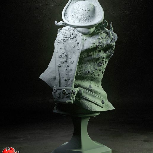 👤 Bust of Davy Jones・ STL File for 3D printing・Cults
