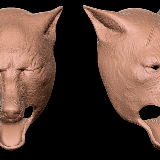 🐺 BLAIDD COSPLAY black wolf mask life size - Elden Ring Fan Art・ STL ...