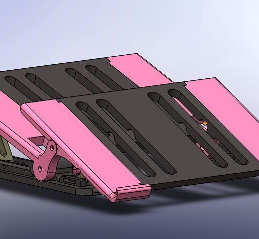 💻 STAND HOLDER LAPTOP AND TABLET PEN DRAWING V.2 Free Part Solidworks ...