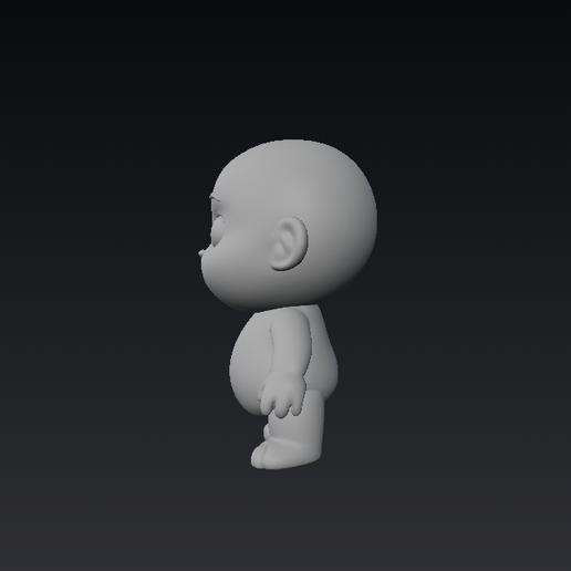 👶 Baby figure・Free OBJ File for 3D printing・Cults