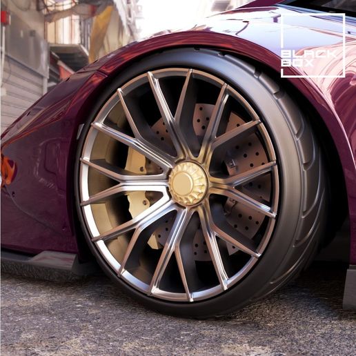 🛞 gt8 Wheel Set front and rear for diecast and modelkits・ 3D File for ...