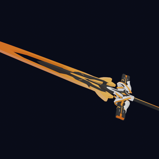 OBJ file Honkai Impact 3rd Cleaver Of Shamash 🥉 ・3D printing idea to ...