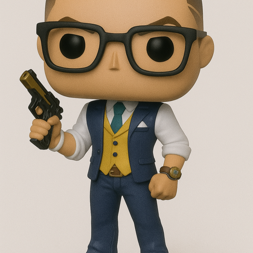 🎲 Chamber Valorant Funko Pop・Archivo STL para Impresión 3D・Cults