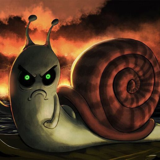 🐌 Evil Giant Snails・Free 3D File for 3D printing・Cults