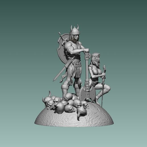 STL file Conan the Barbarian 🦸 ・3D printing design to download・Cults
