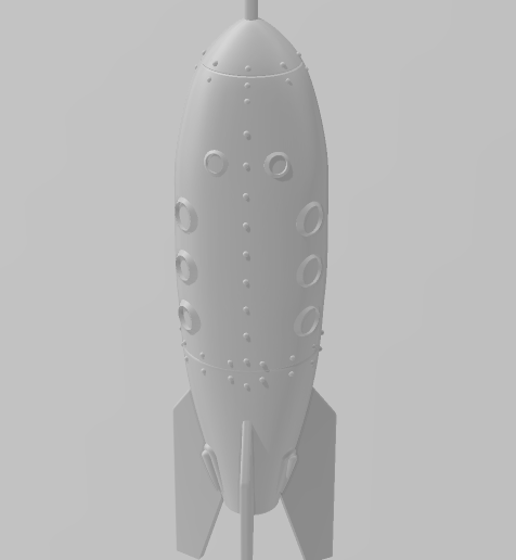 🚀 Repconn A3 Rocket - Fallout New Vegas・Free STL File for ・Cults