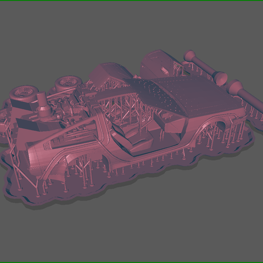 🚗 DELOREAN CAR - BACK TO THE FUTURE・ STL File for 3D printing・Cults