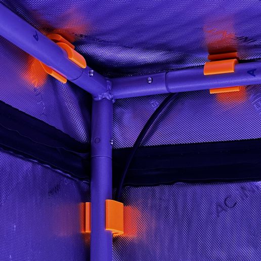 ⛺ Grow Tent Clips Wire Management・ STL File for 3D printing・Cults