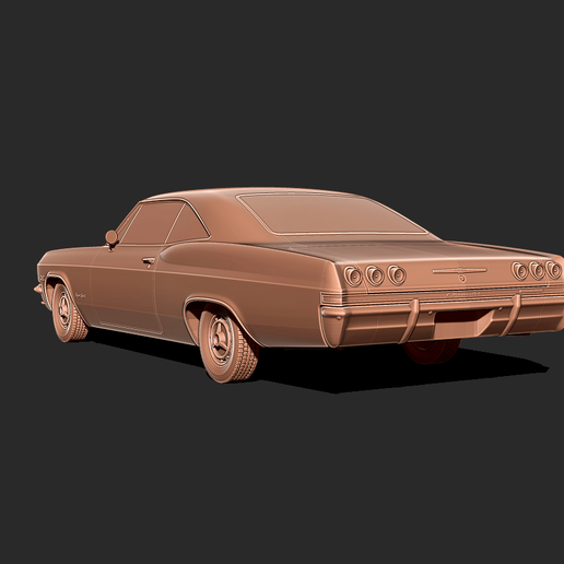 🚙 Chevrolet Impala 1965 3D print model・ STL File for ・Cults