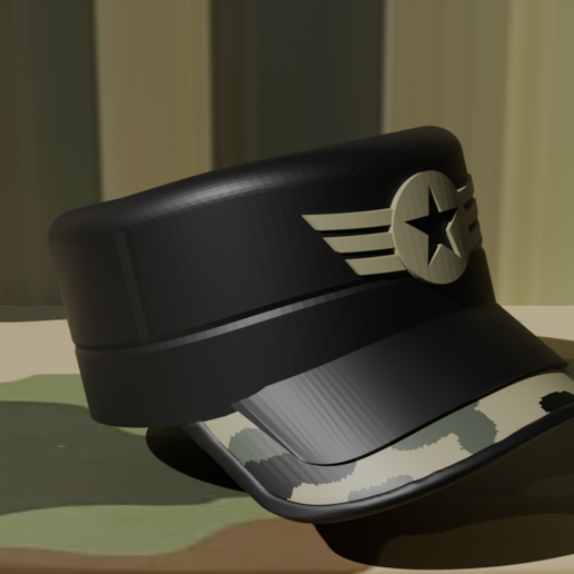 🪖 Military Cap Keychain - Military Cap Keychain・ STL File for 3D ...
