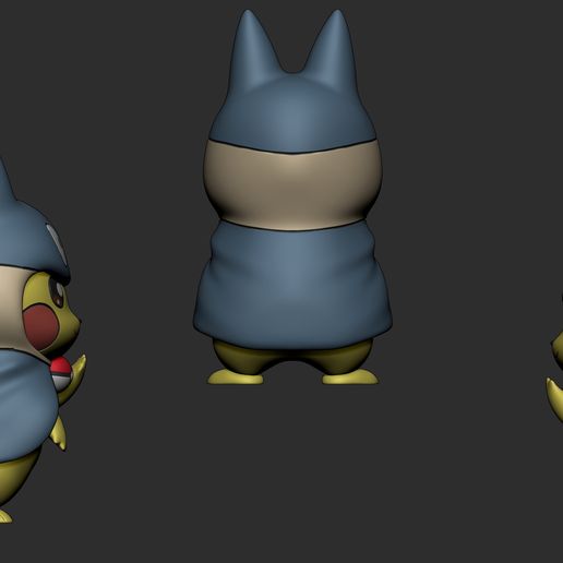 🐉 Pokemon - Pikachu Munchlax Cosplay・Free STL File for ・Cults