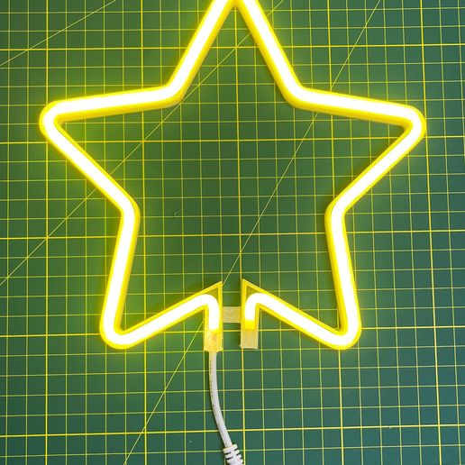 STL file ESTRELLA NEON LED / LED NEON STAR ⭐ ・3D printer model to ...