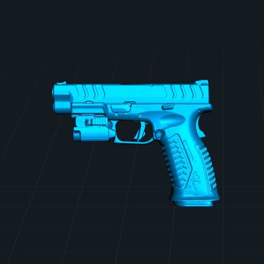 🔫 SPRINGFIELD XDM ELITE 10MM + OLIGHT PL MINI 2 VALKYRIE・ 3D File for ...